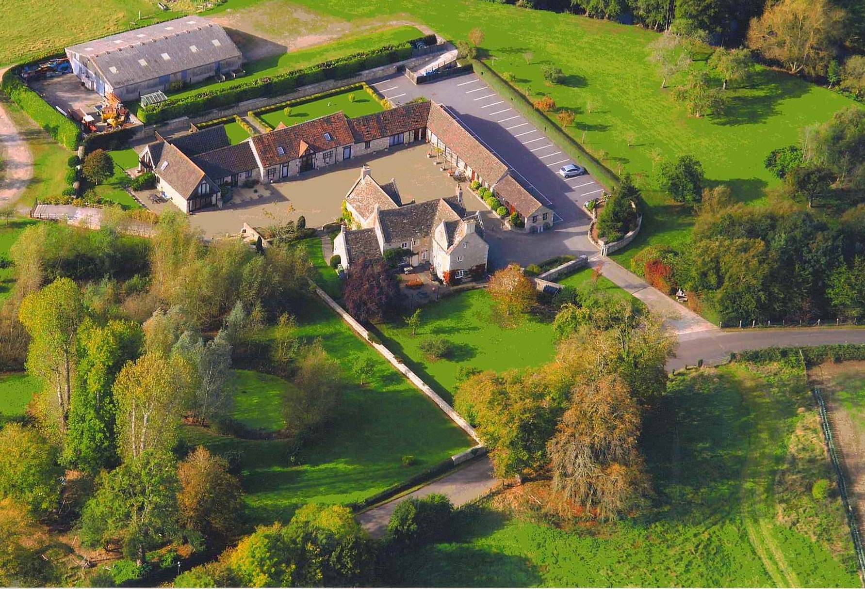 A Birds Eye View of Riverside Cottages Frome - Read Our Blog Post